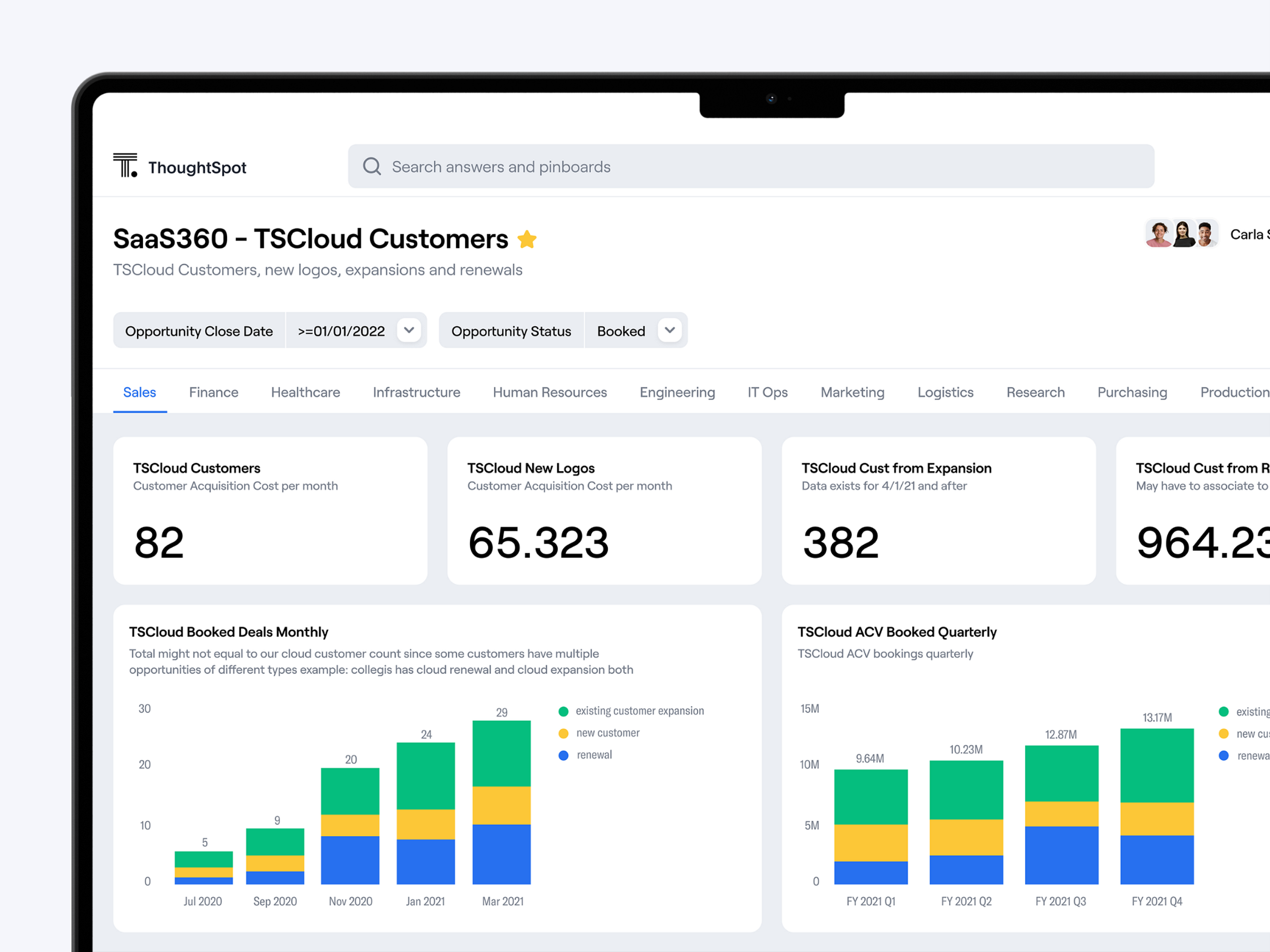 ThoughtSpot - Design Exploration by Wesley van 't Hart for Balkan ...