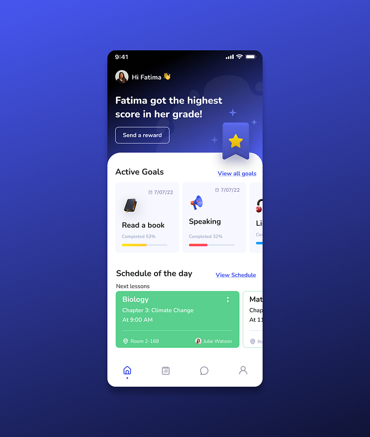 Rewards System for Students - Mobile App Design Concept by sira on Dribbble