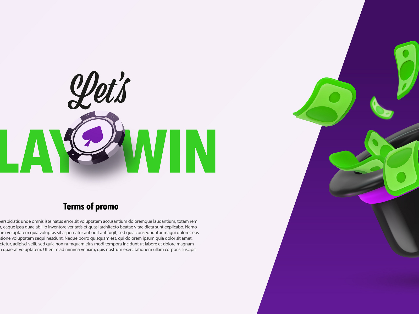Casino gambling game leaflet brochure advertising template. by Oleg ...