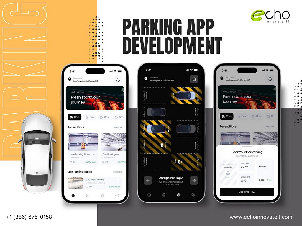 Parking App Development by Echoinnovate IT - Custom Software & App Development Company on Dribbble