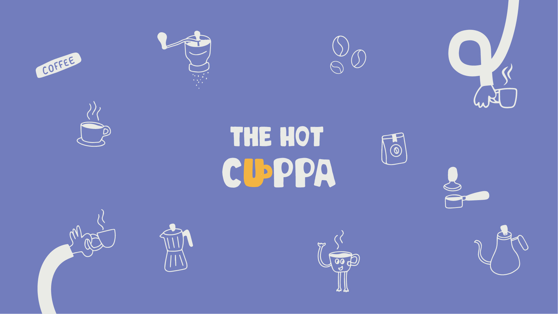 The Hot Cuppa Branding by Sara Serván on Dribbble