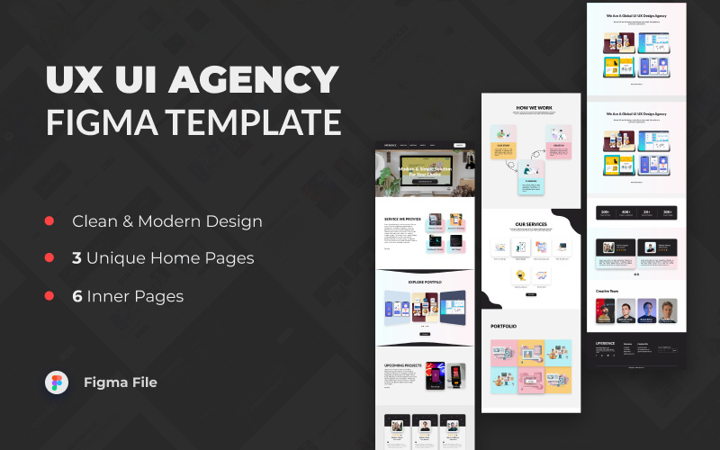 Agency Figma Template by Somorthon Digital on Dribbble