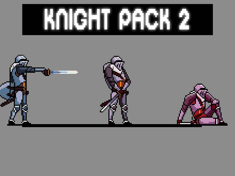 Fantasy Knight Sprite Sheets Pixel Art by 2D Game Assets on Dribbble
