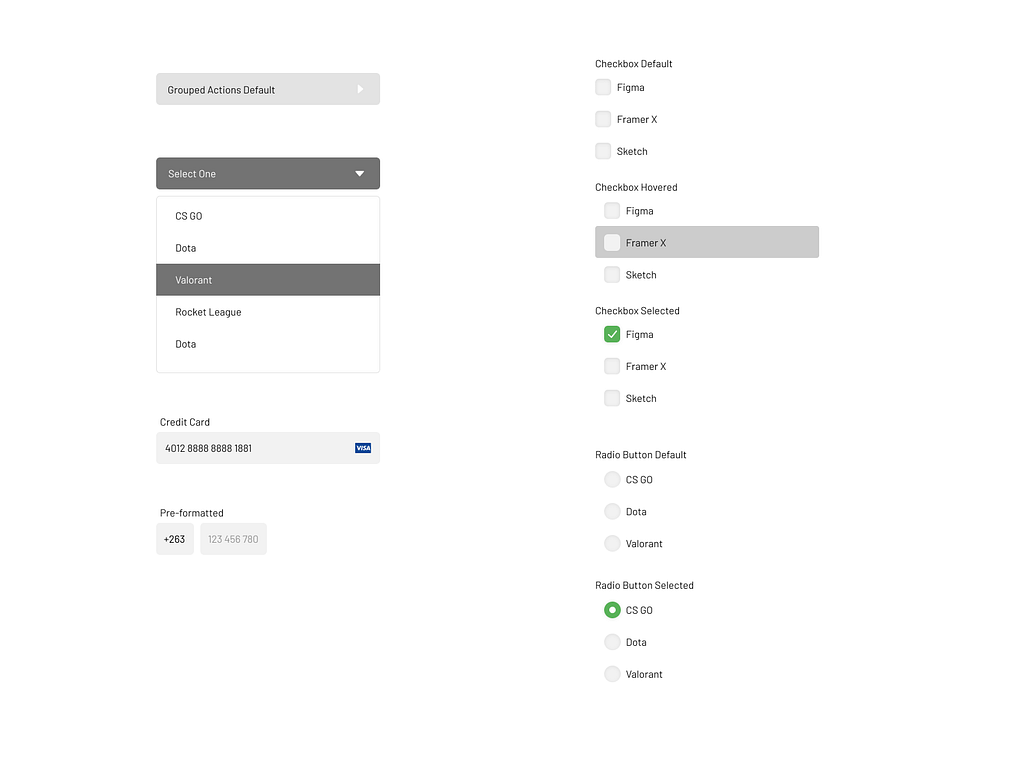User Input Style Guide Ii By Ulathi Ncube On Dribbble 
