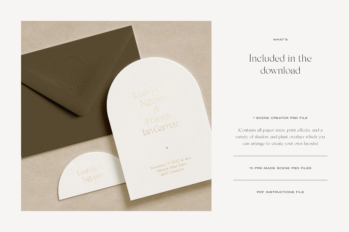 Emboss Deboss Stationery Mockup Kit by Official CreativeStore on Dribbble