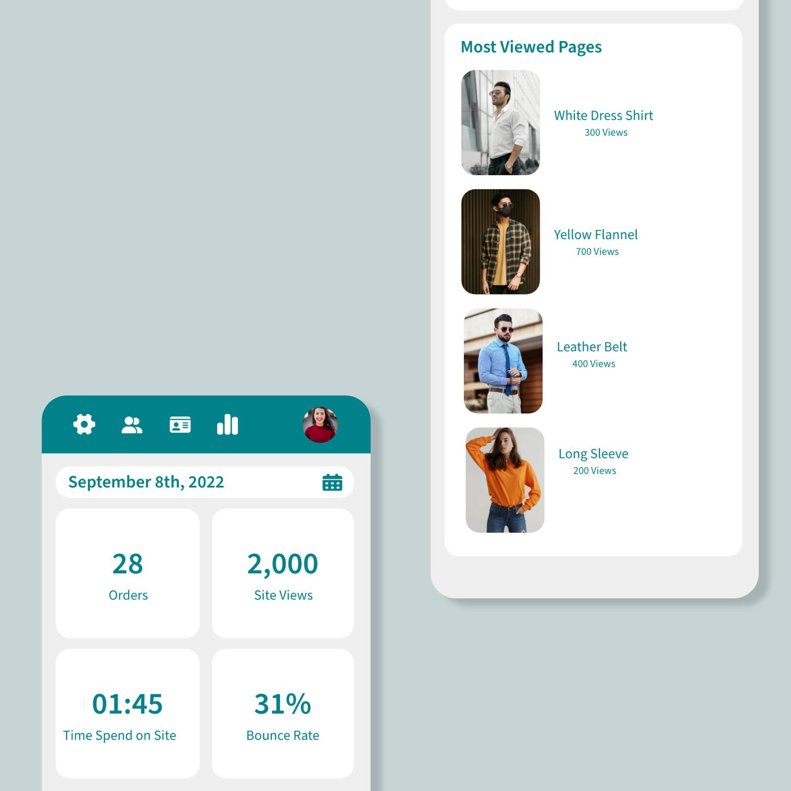 Analytic Dashboard by Cassidy Adroved on Dribbble