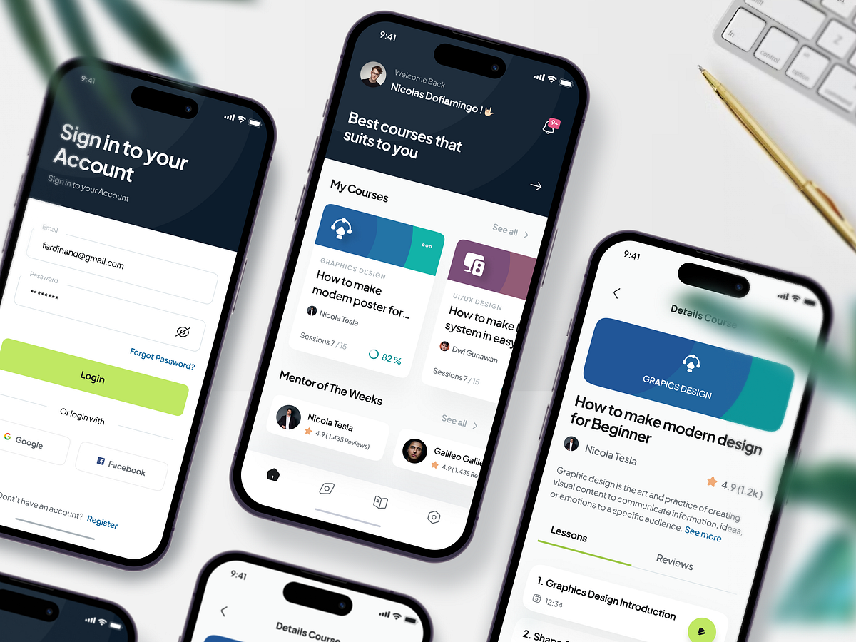 Online Course App - Maxlearn by Ali Husni for Pickolab Studio on Dribbble