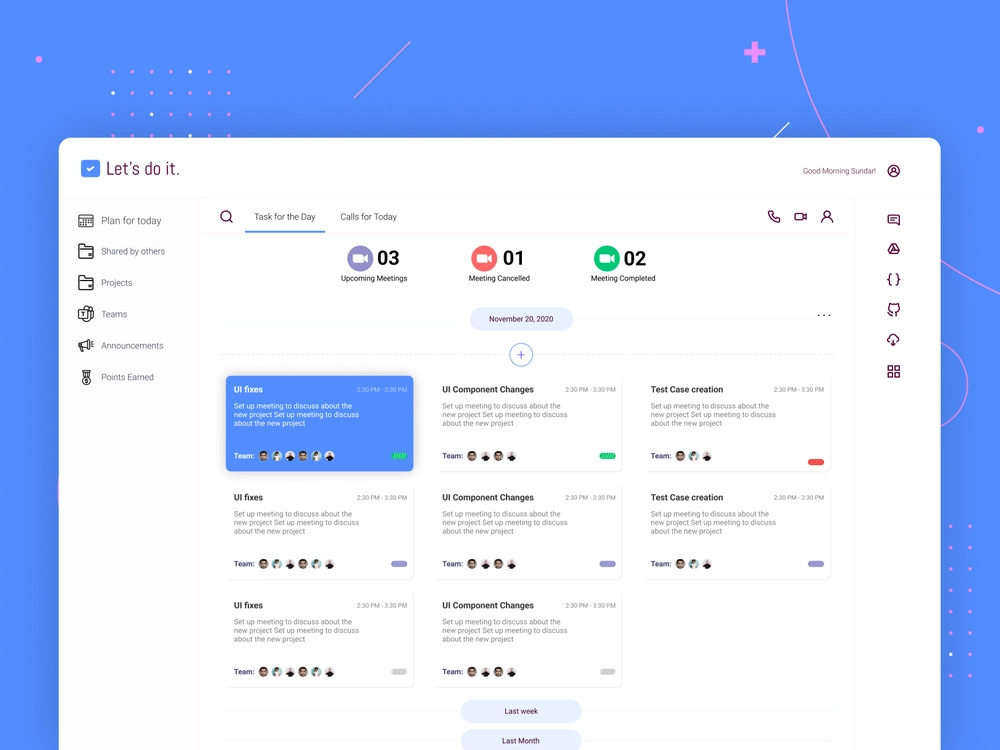 Productivity Tool - Web App UI by Team-ADS on Dribbble