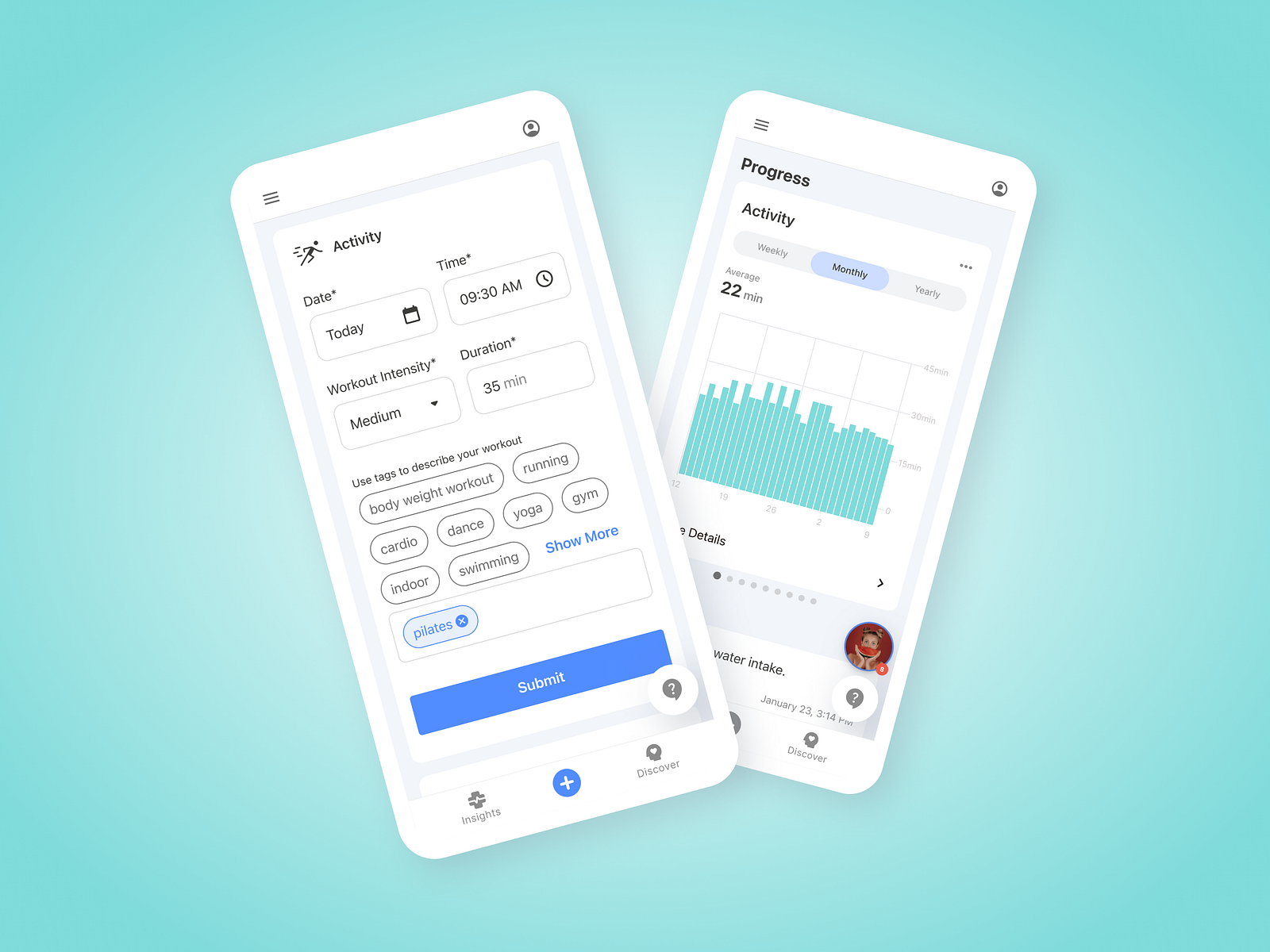 Heal My Gut App by Marija Lukic for maplab on Dribbble