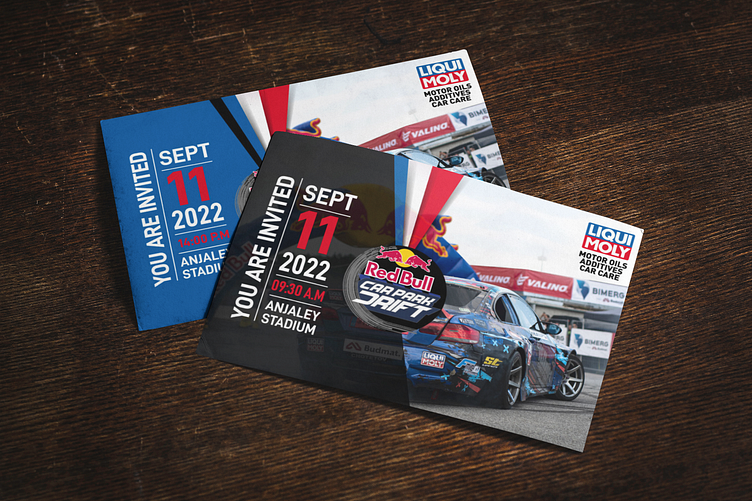 Red Bull Drift 2022 Sponsor Invite by Animesh Budhoo on Dribbble