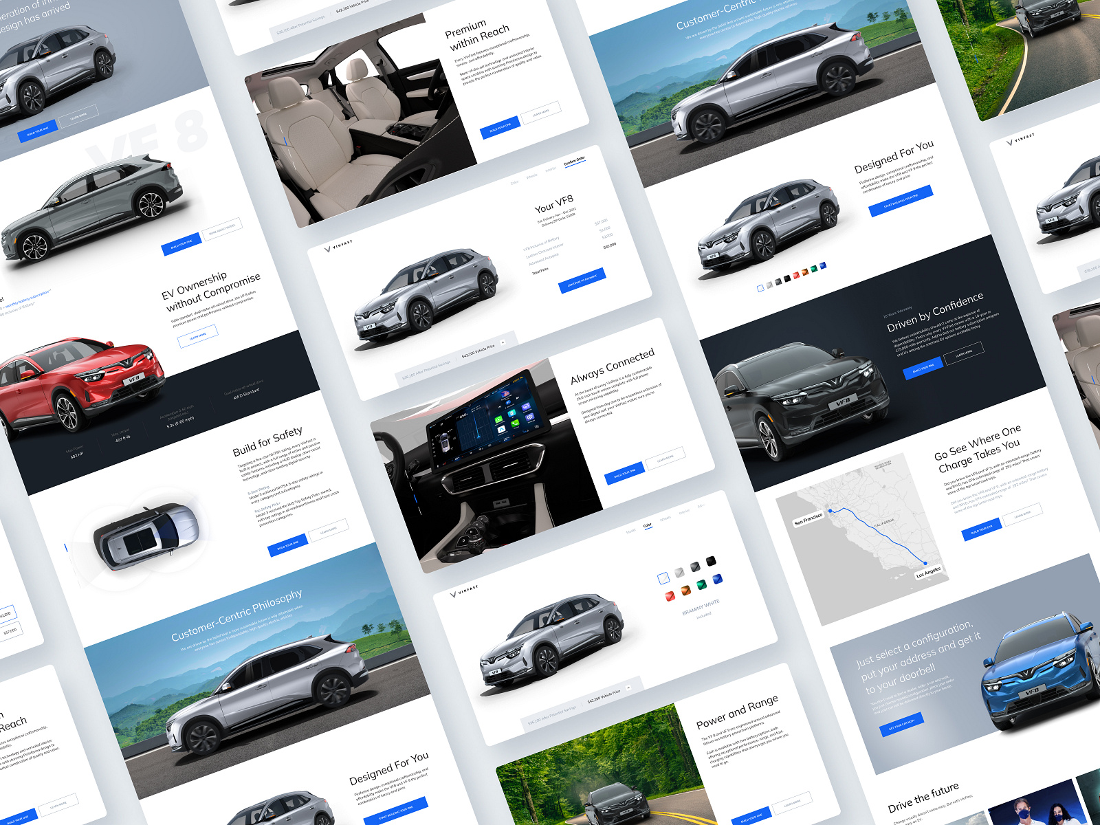 Electric SUVs Brand website by Obvious Studio on Dribbble