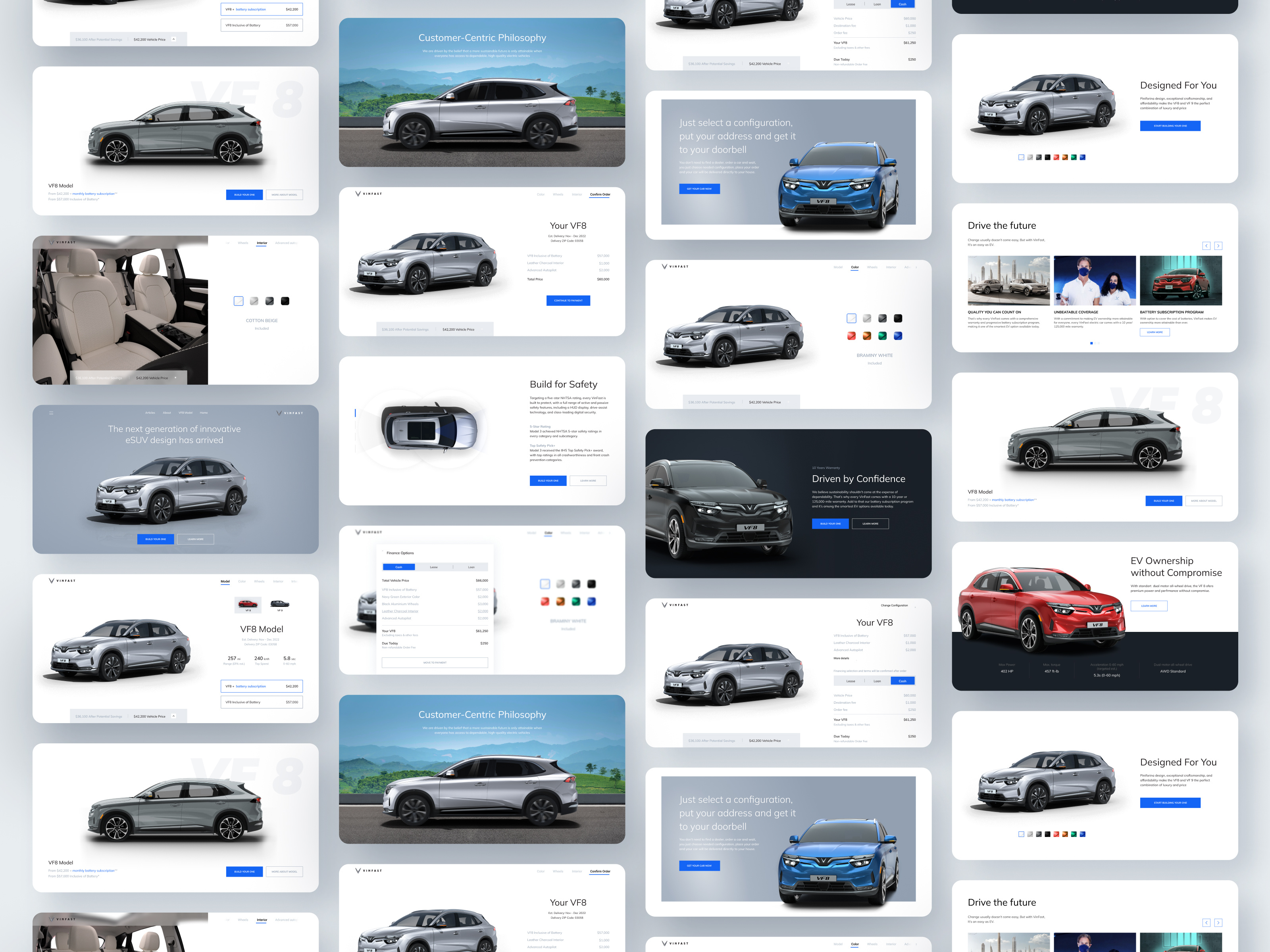 Electric SUVs Brand website by Obvious Studio on Dribbble