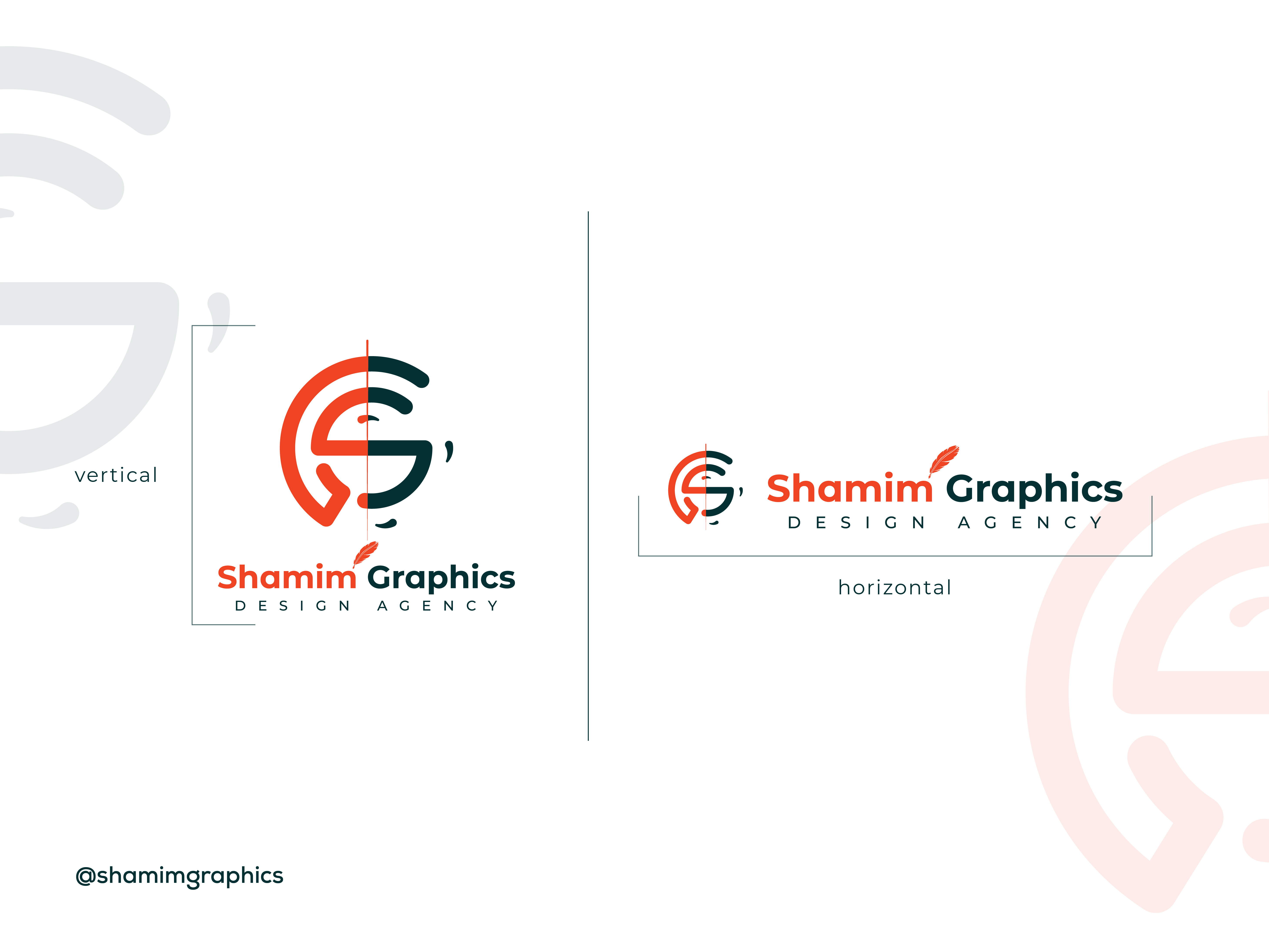 Shamim Graphics v2 Logo Design by Shamim Graphics on Dribbble