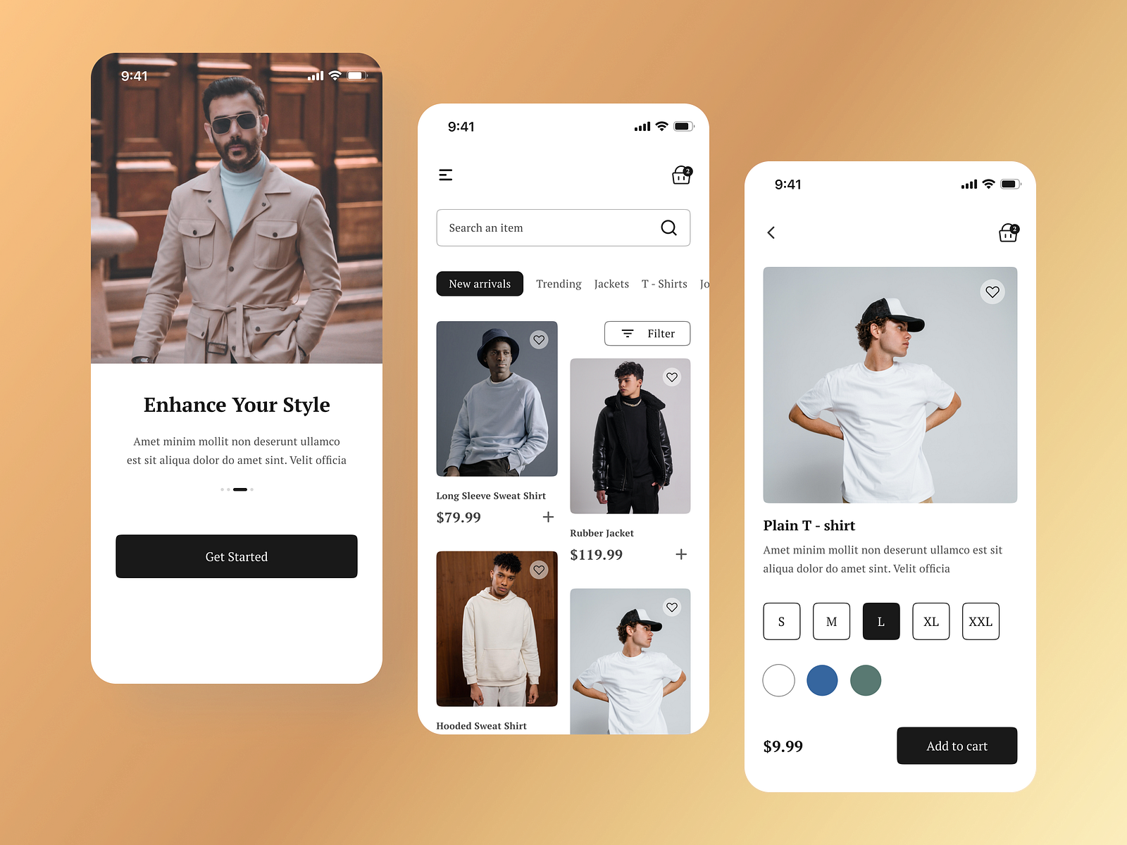 E-commerce mobile app design by Ebenezer Omosuli on Dribbble