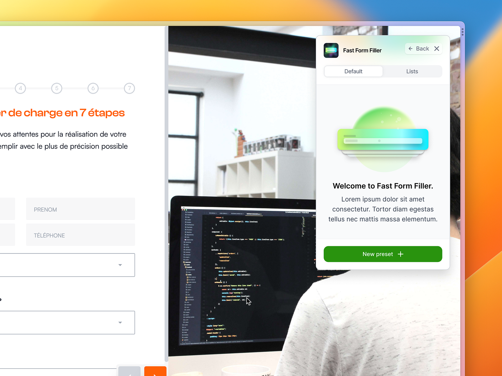 3F - Fast Form Filler card by Roger B on Dribbble