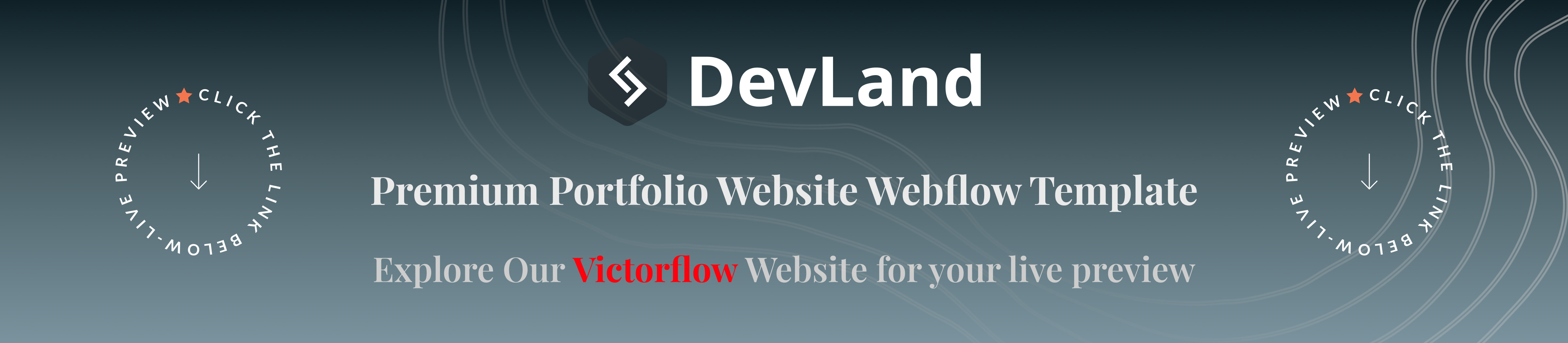 Premium Portfolio Webflow Website Template Design by VictorFlow on Dribbble