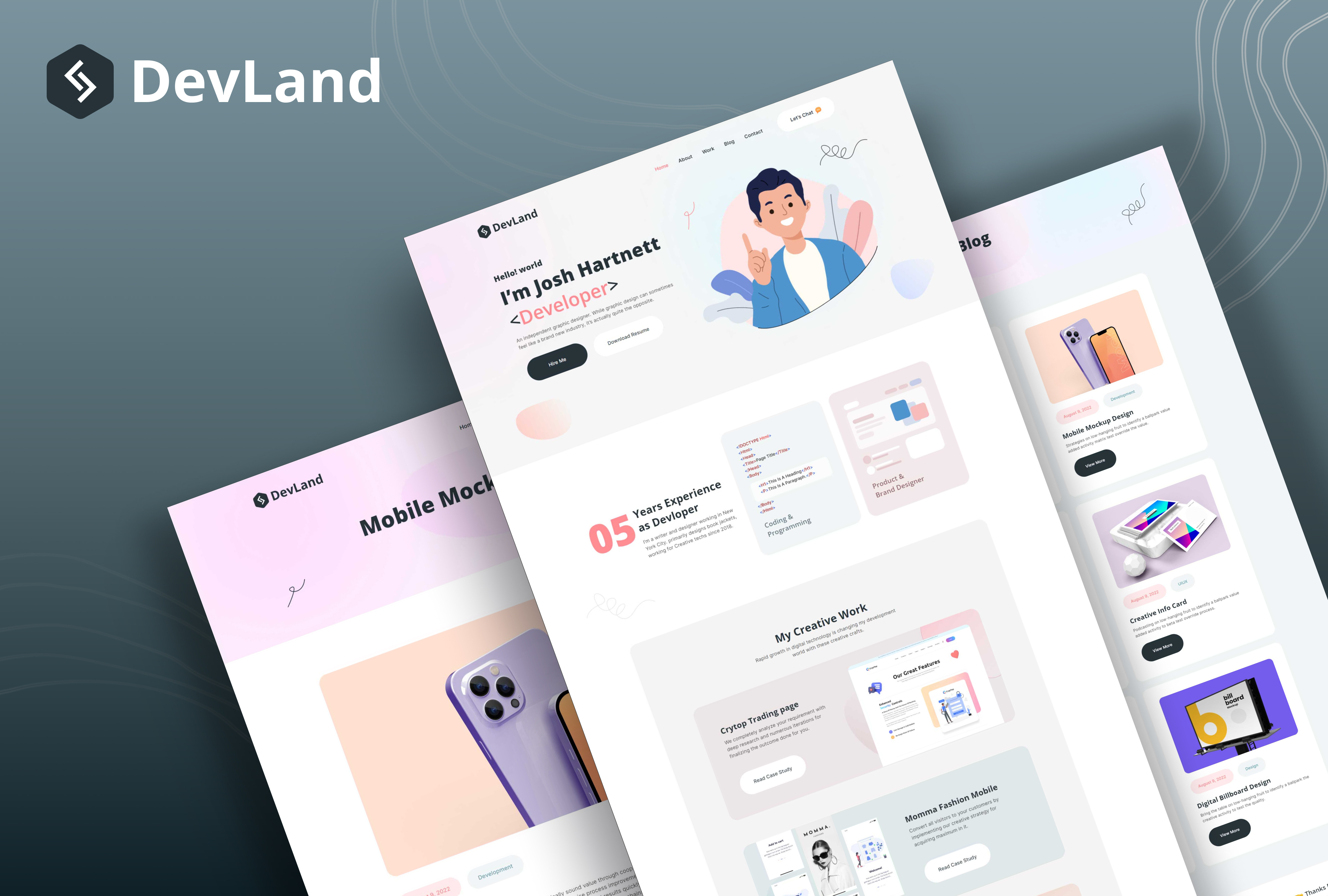 Premium Portfolio Webflow Website Template Design by VictorFlow on Dribbble