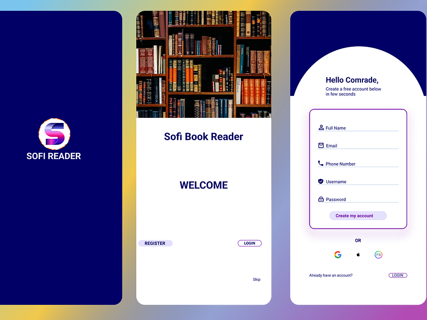 Pdf Reader designs, themes, templates and downloadable graphic elements ...