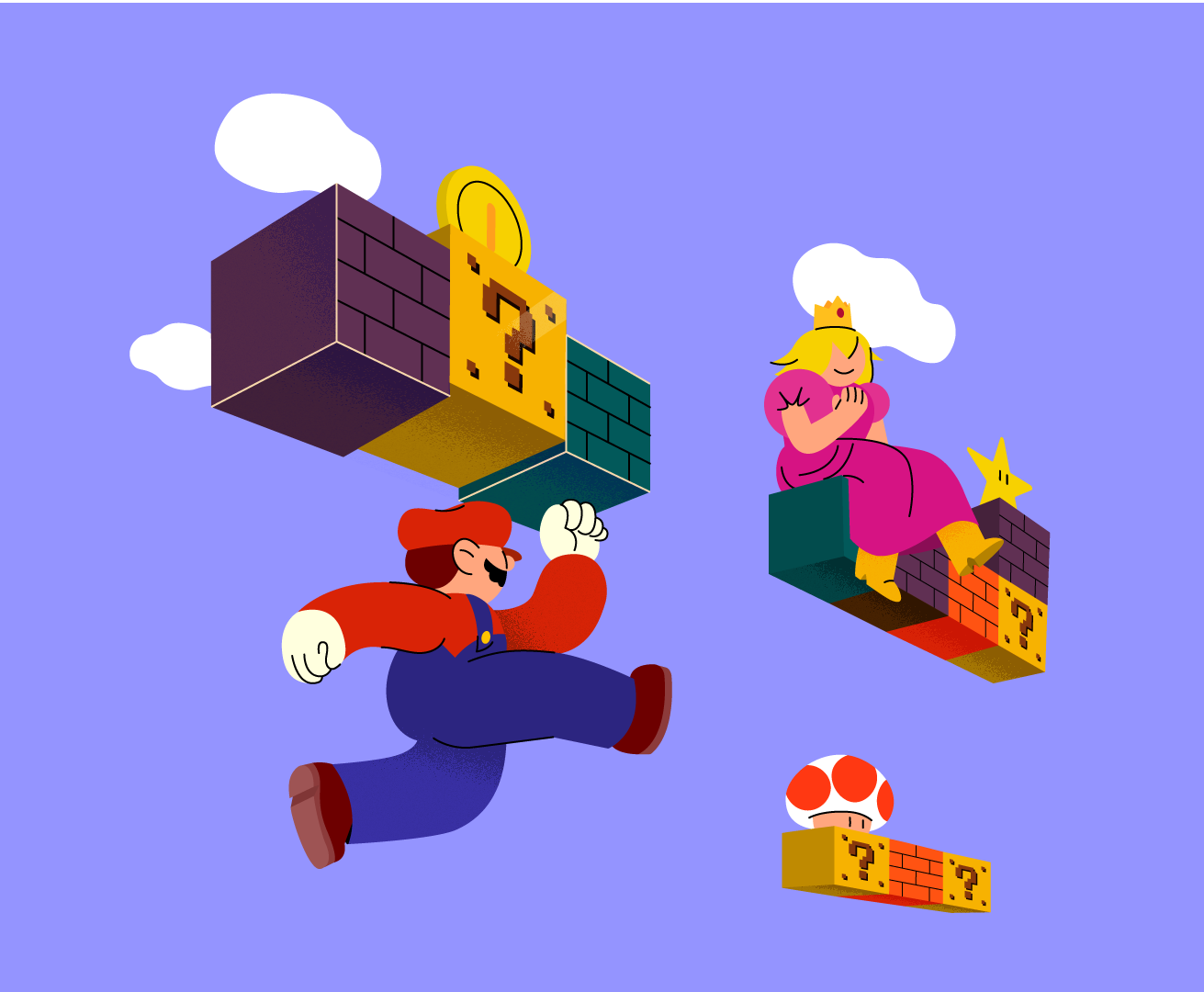 Mario bounce by Black Shift Studio on Dribbble