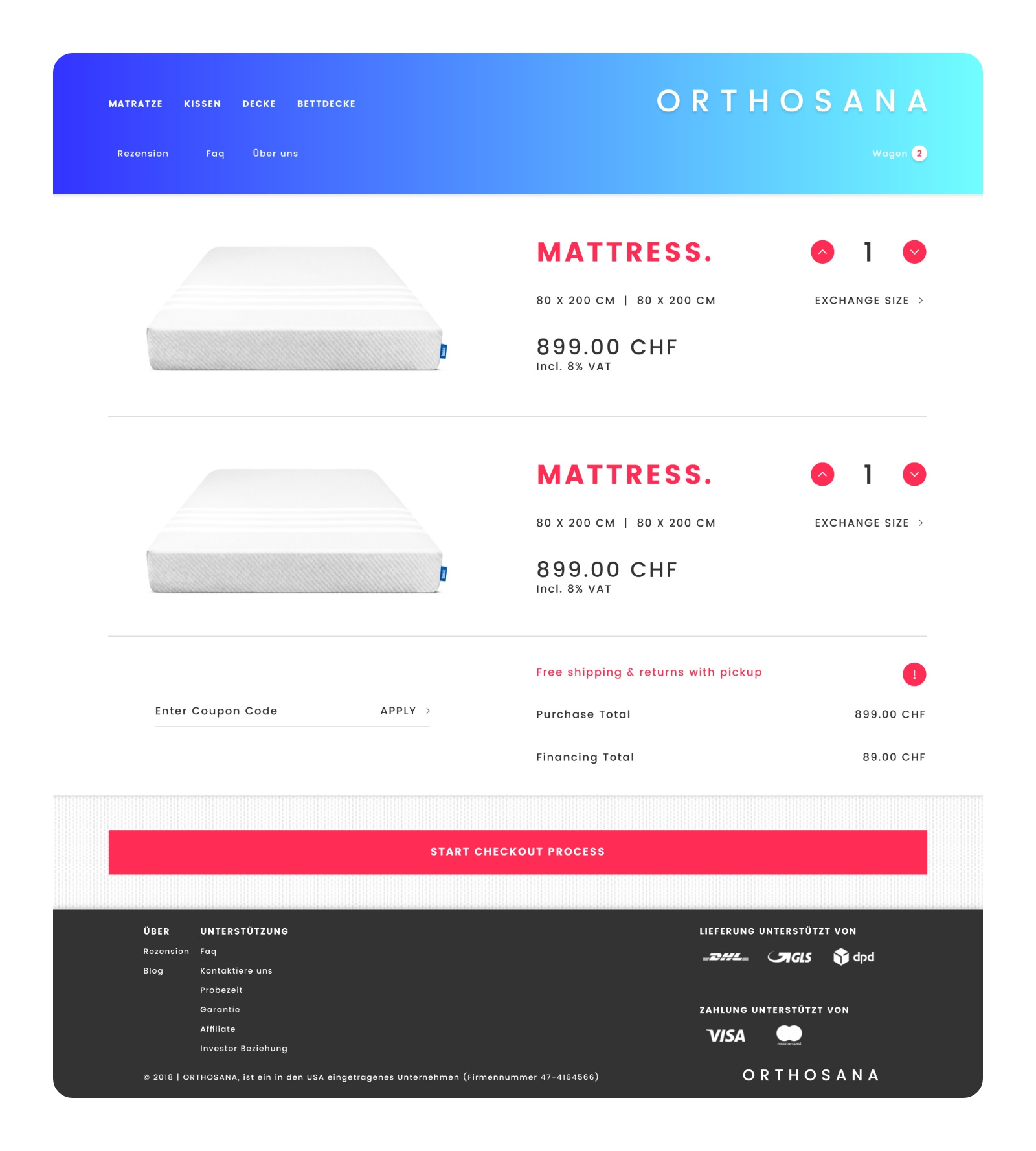 Orthosana UI UX Redesign by Rushi Rajpara on Dribbble