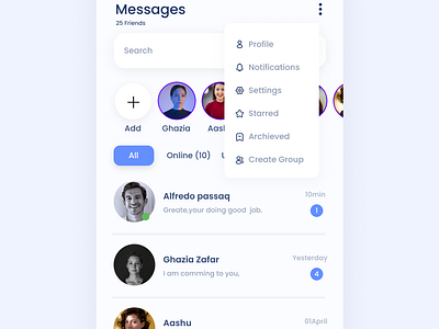 Drop down |Daily ui challenge#27 by Quratulain Rafiq on Dribbble