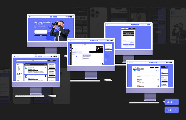 HireHub - Find Jobs Mobile App & Website by Anamaria-Alexandra Aldea on ...