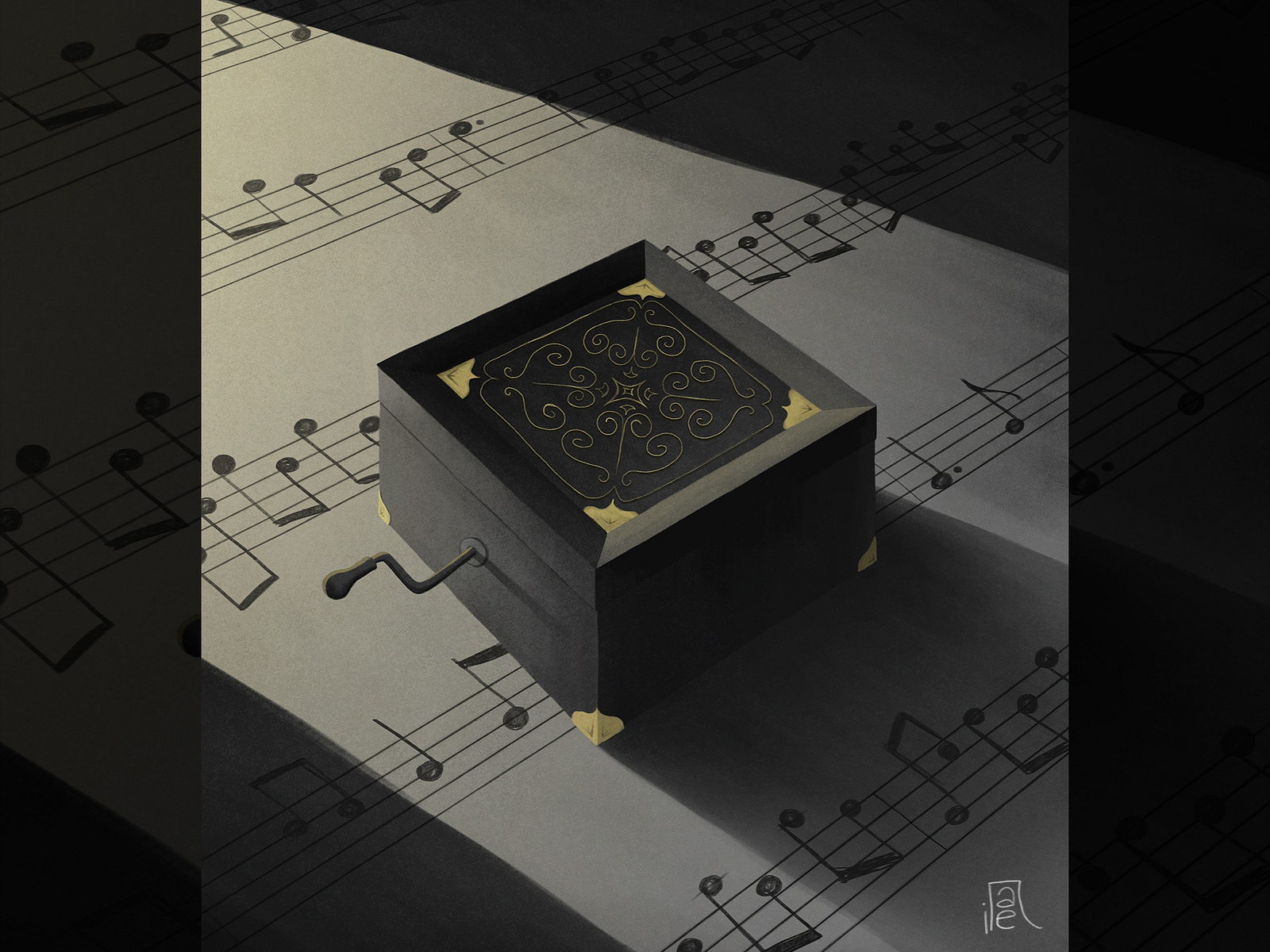 The Emporium of Fear - music box by Alice Rinaldi on Dribbble