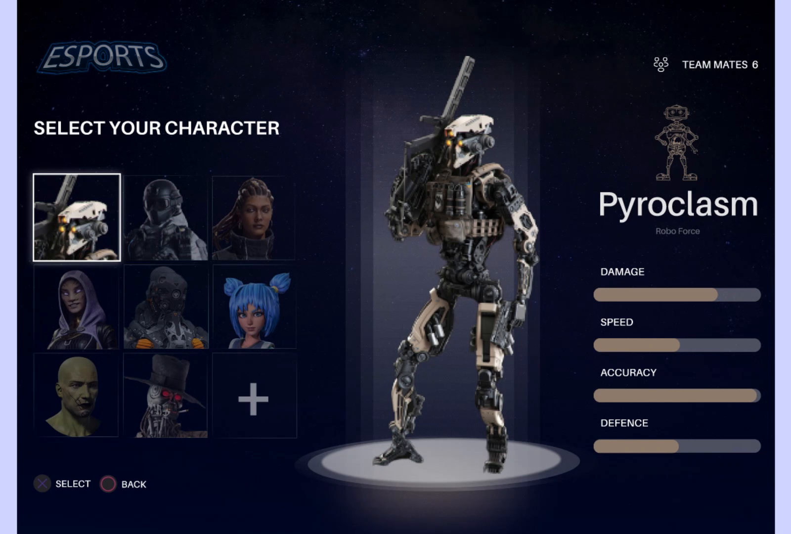 Game UI microinteraction: Character Selection by David Odafe on Dribbble