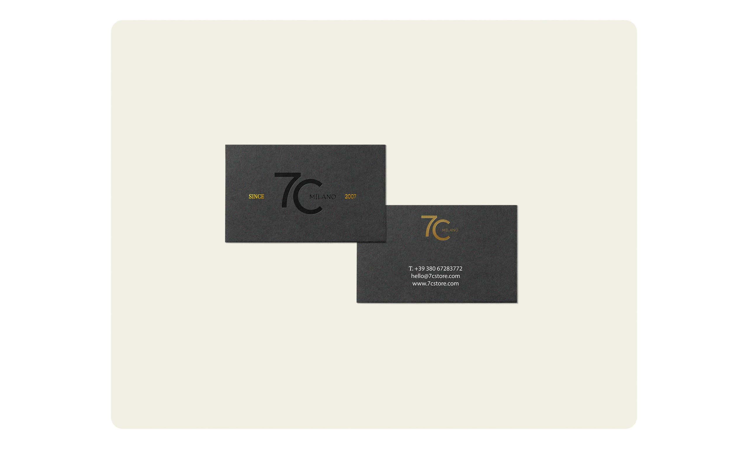 7C Store Milano • Brand Identity + Web Design by Nico on Dribbble
