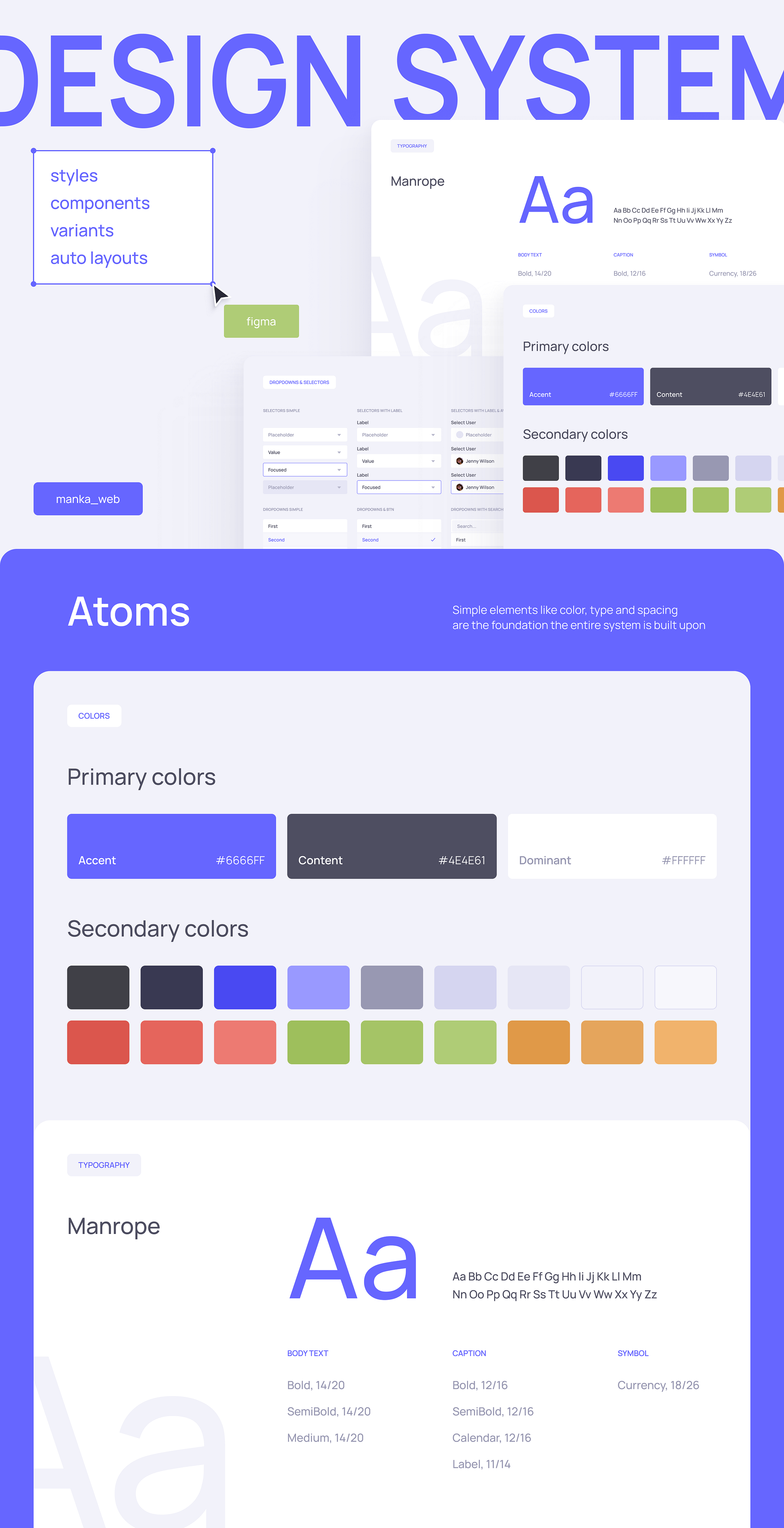 Design System | UI-Kit by manka_web on Dribbble