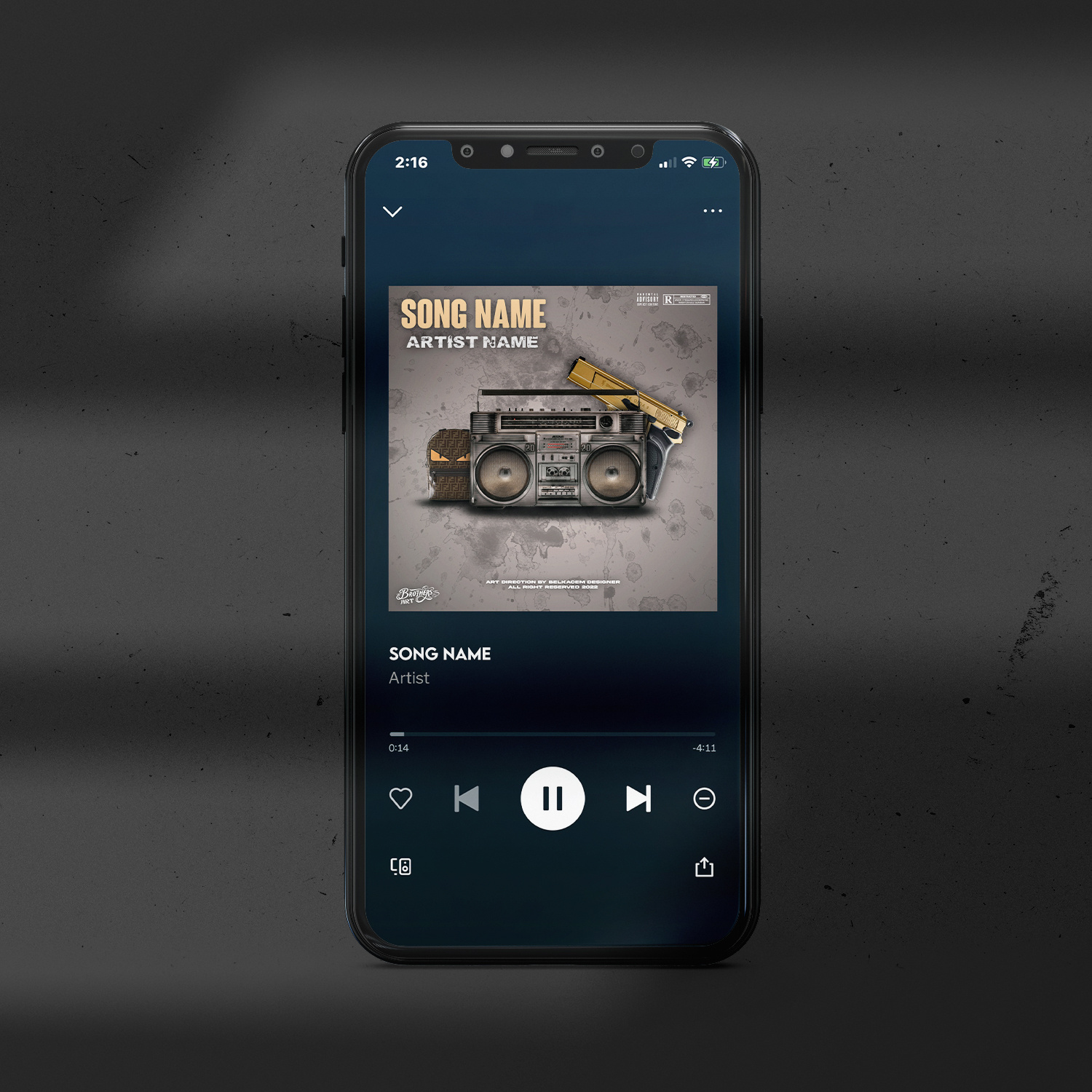 Boom Bap – Premade cover art by Belkacem designer on Dribbble