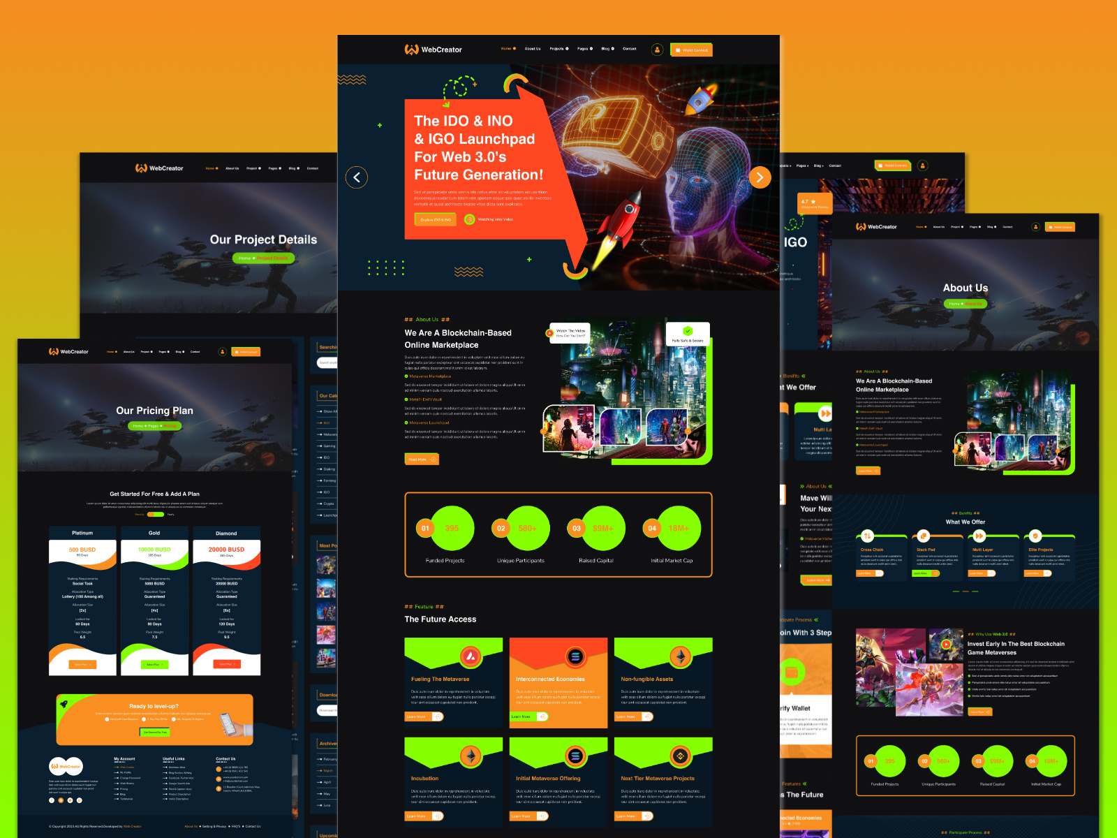 Metaverse Web3.0 IDO/INO/IGO launchpad Template by Tahmina Haque (Mim ... Metaverse Web3.0 IDO/INO/IGO launchpad Template by Tahmina Haque (Mim ...