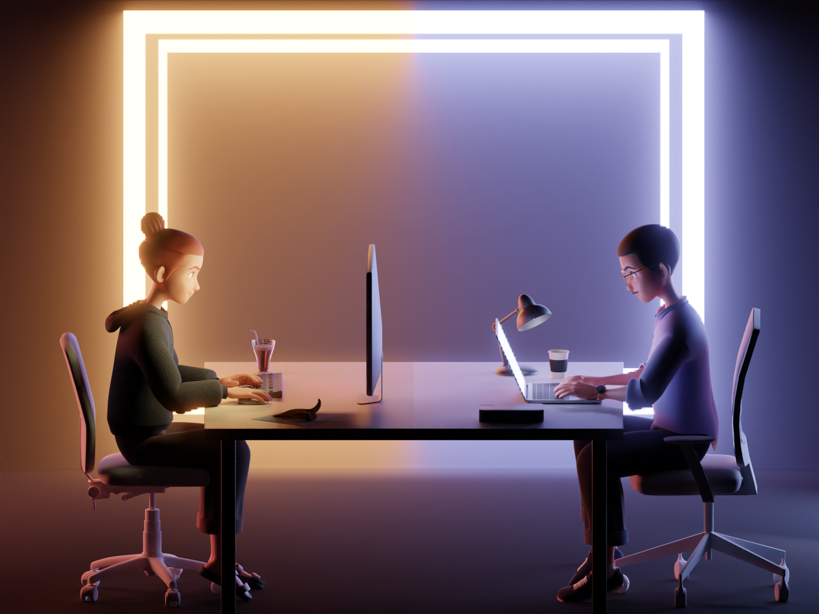 Designer vs. Developer by Samuel Briskar | 3D illustrations for ...