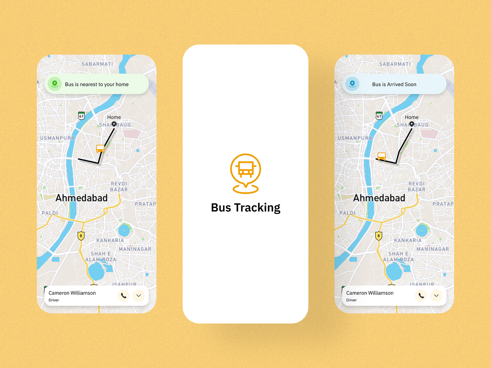 Bus Tracking Application by Nautilus Techlabs on Dribbble