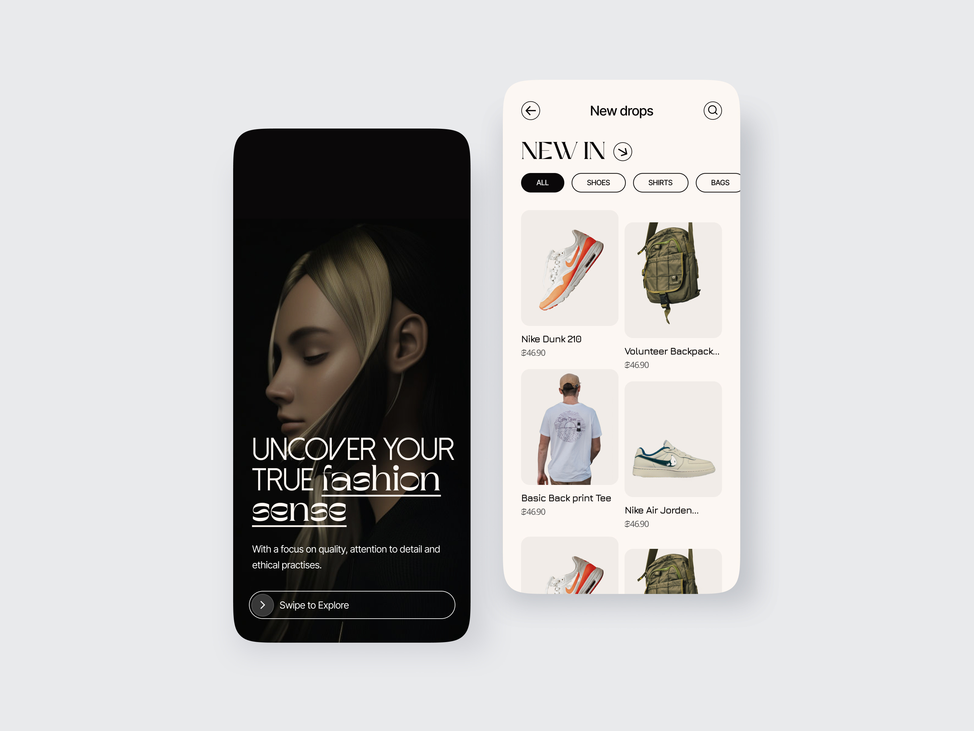 Modern E-commerce UI by Sanjay Billa on Dribbble