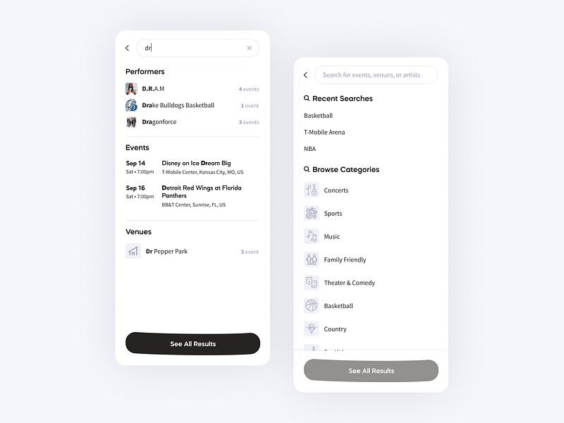 Search Screen designs, themes, templates and downloadable graphic ...
