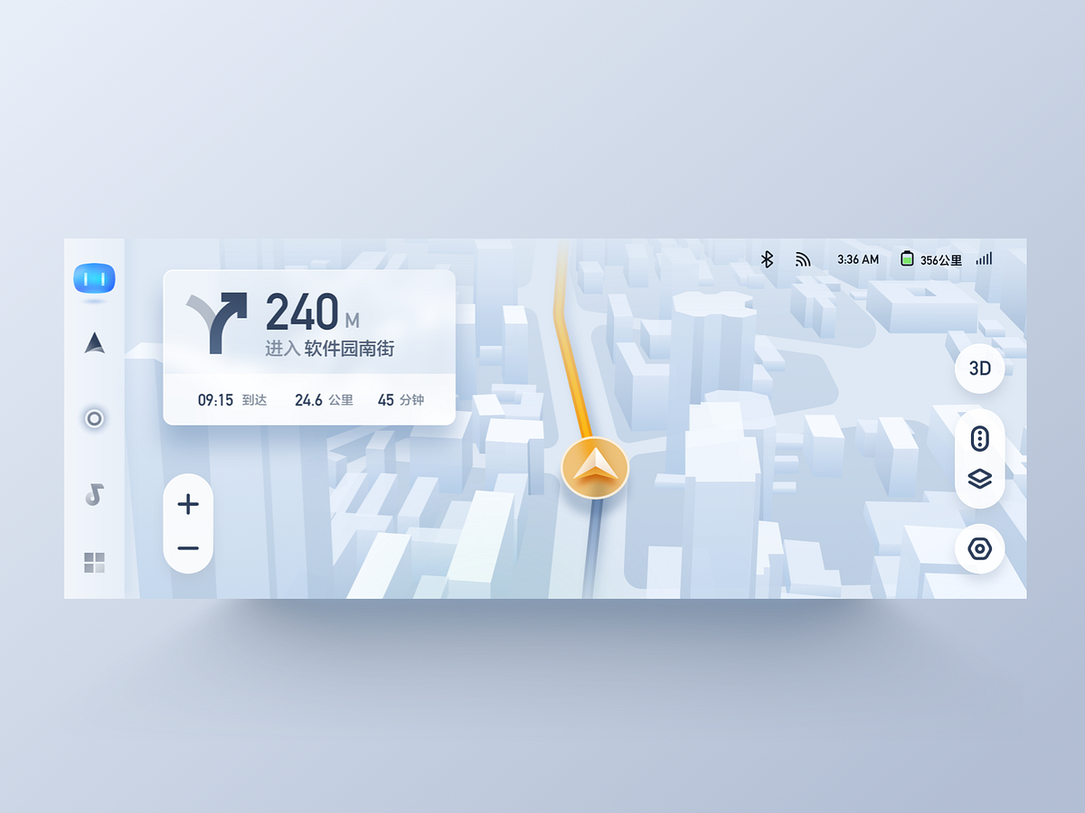 HMI-map navigation by Breaking bad on Dribbble