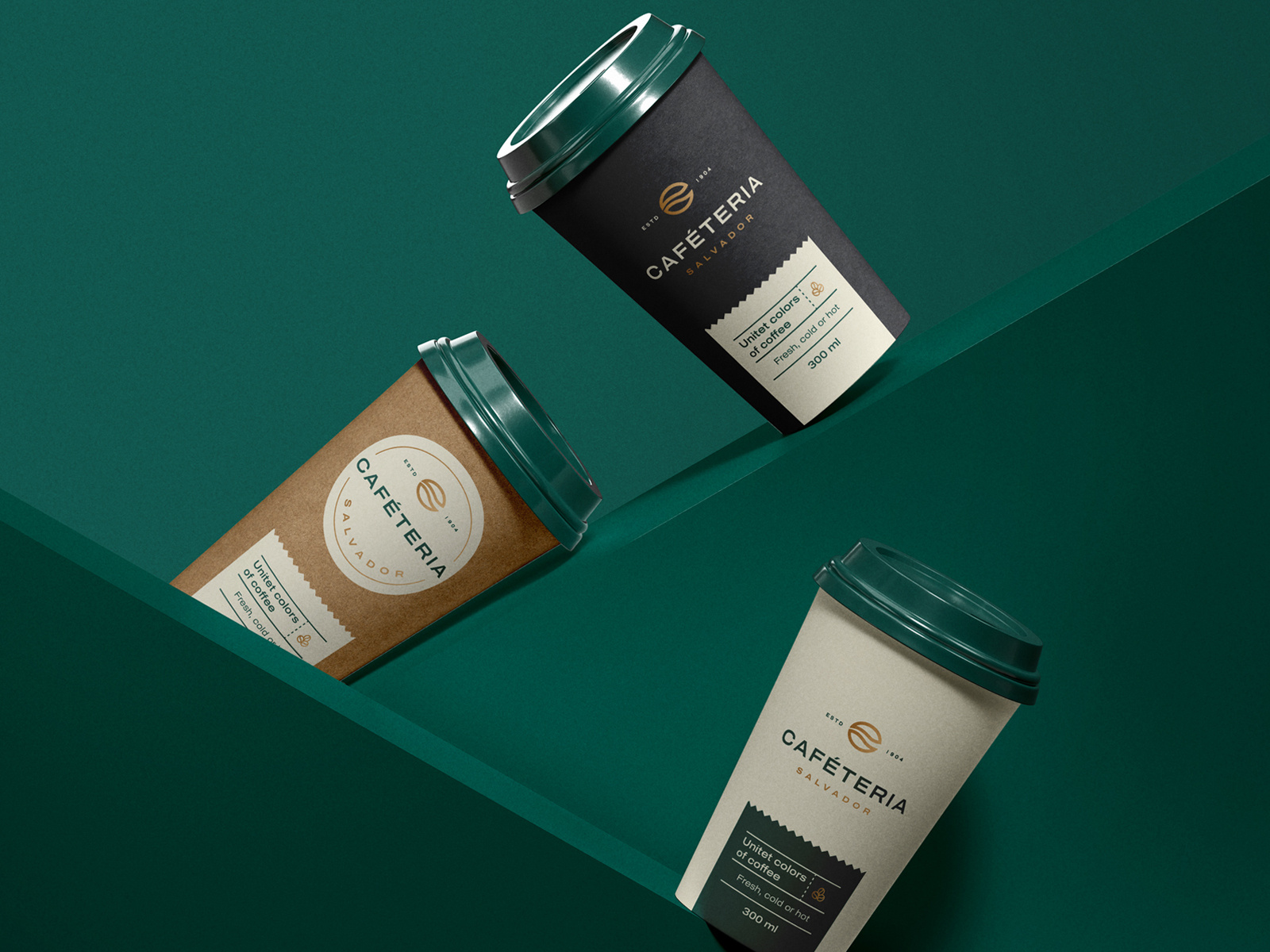 Cafeteria - Logo, Website, Brand identity by Danilo Mitrovic on Dribbble