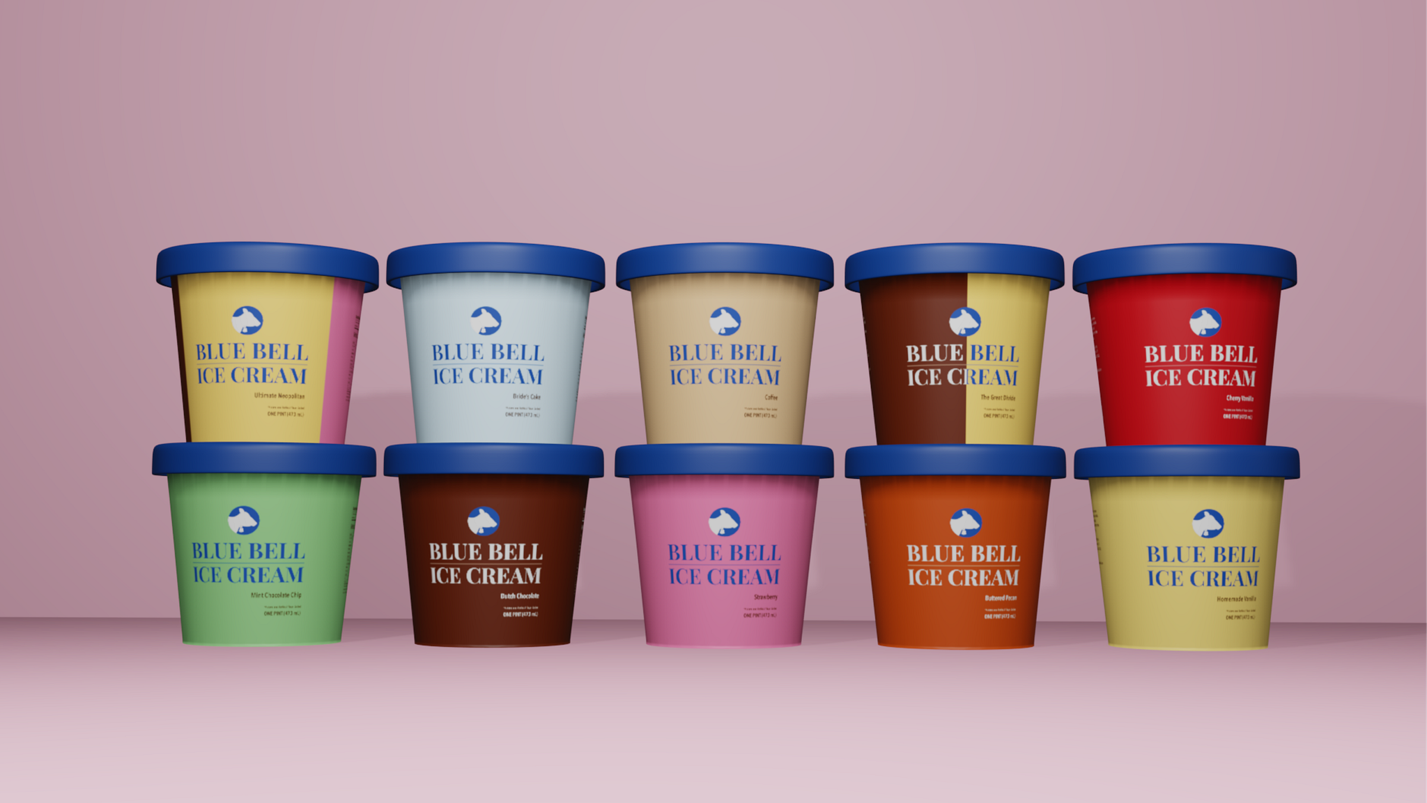 Blue Bell Ice Cream + Rebrand by Lauryn on Dribbble