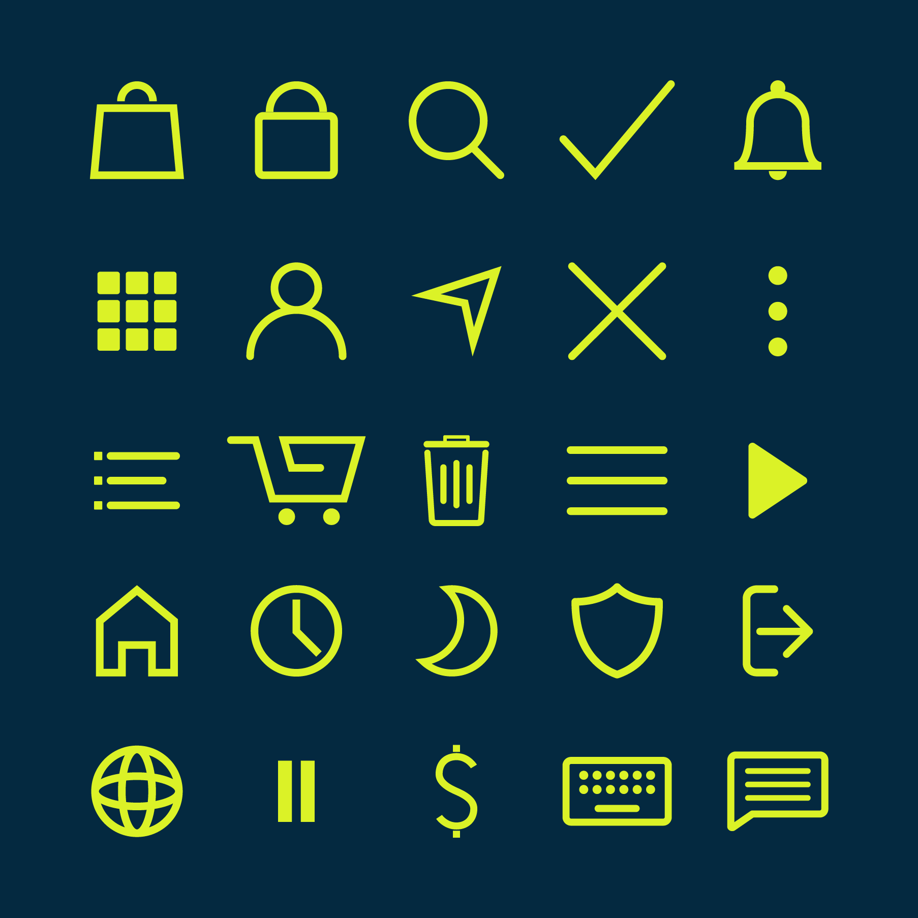 Random Icons by Manish Shrestha on Dribbble