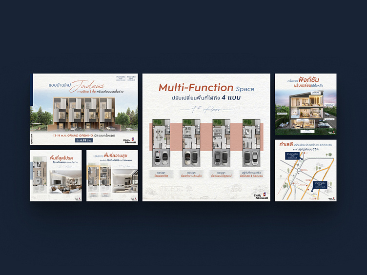 Map & Content on Social Media by Charinrat T on Dribbble