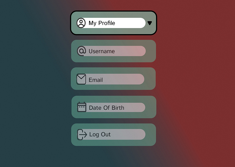 drop down element for data profile by Ayodele Segun Olajide on Dribbble drop down element for data profile by Ayodele Segun Olajide on Dribbble