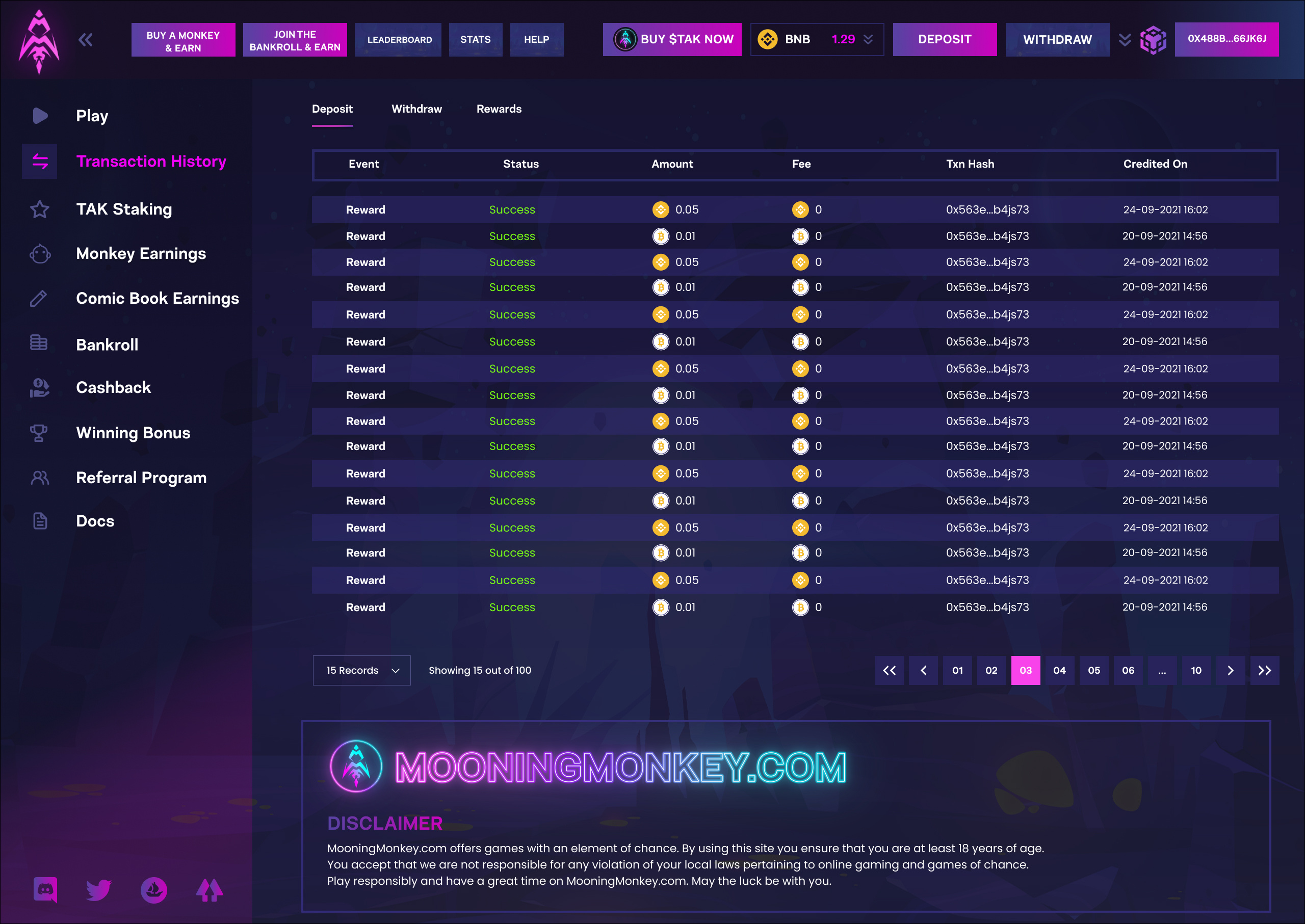 Mooning Monkey - Dashboard by Krunal Panchal on Dribbble