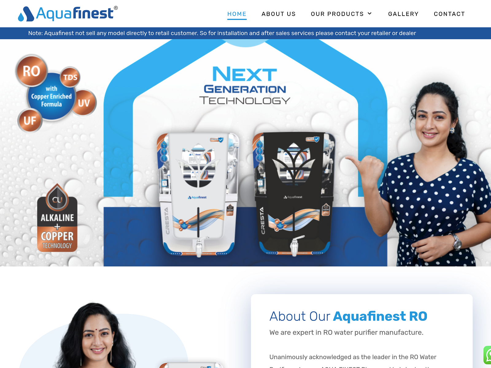 Aqafinest Ro Design by Sahajanand Digital on Dribbble