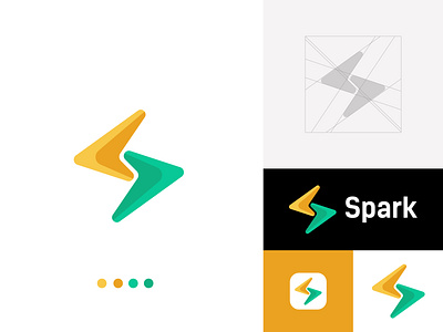 S Letter Spark Logo, Tech NFT Logo by Nayem | Logo Designer on Dribbble