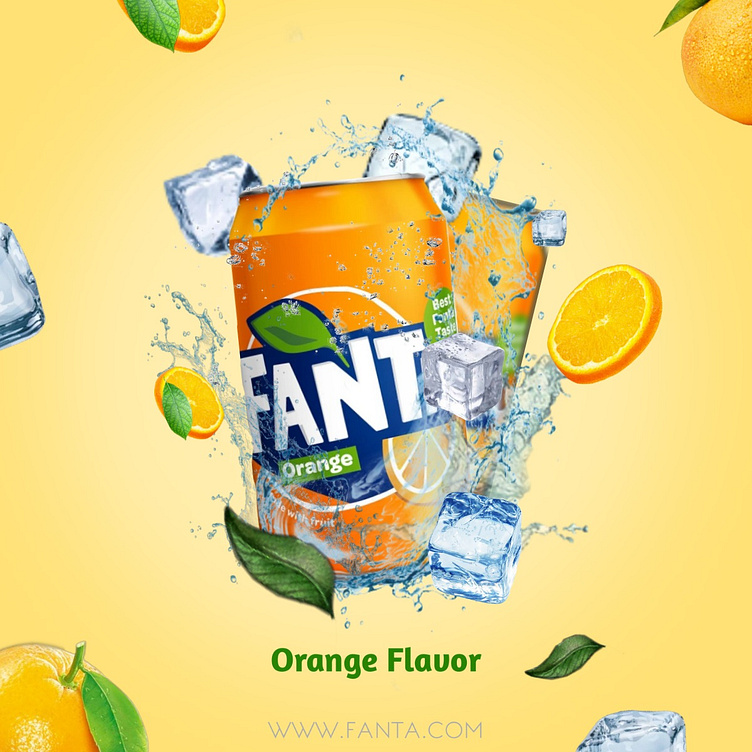 Fanta Advertise Poster by Tamjid Hassan on Dribbble