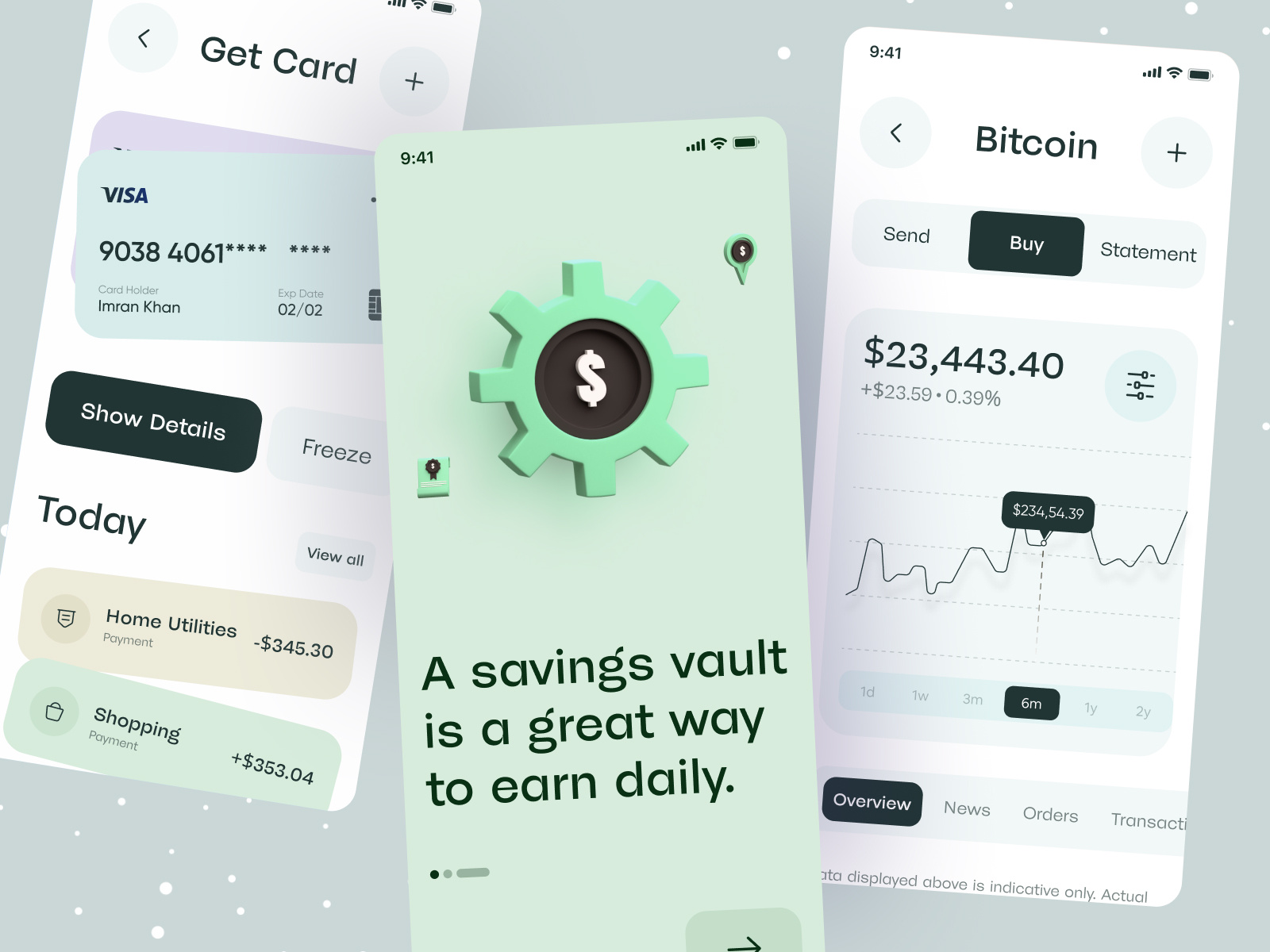 Money Management App UI by Ofspace UX/UI on Dribbble