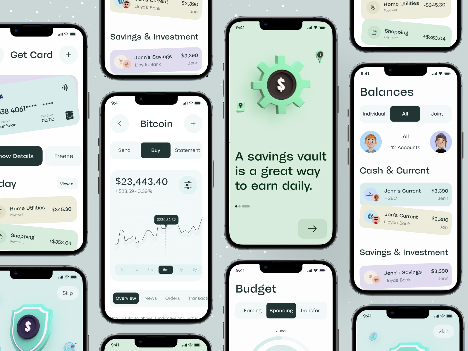 Money Management App UI by Ofspace UX/UI on Dribbble
