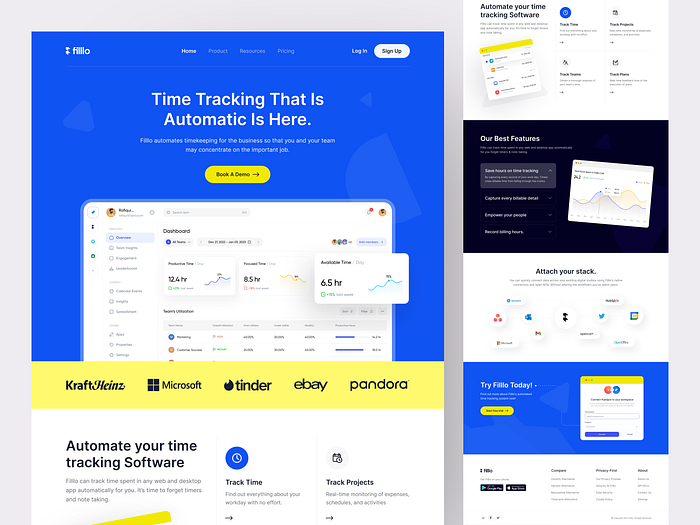 Browse thousands of Time Tracker images for design inspiration | Dribbble