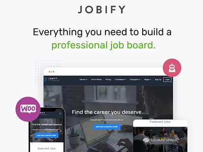 Jobify - Job Board WordPress Theme by Trending WebDesign on Dribbble